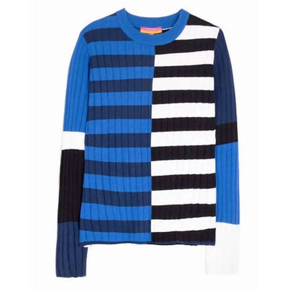 Vilagallo | Sweaters | New Vilagallo Monica Color Block Sweater In Blue ...